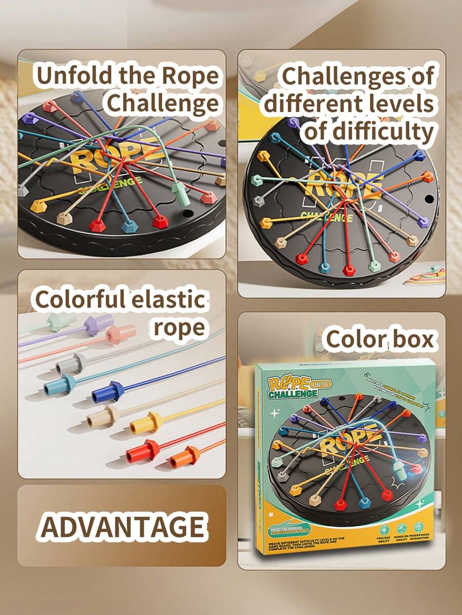 Untie The Knot Board Game, Puzzle Game, Desktop Game, Interactive Party ...