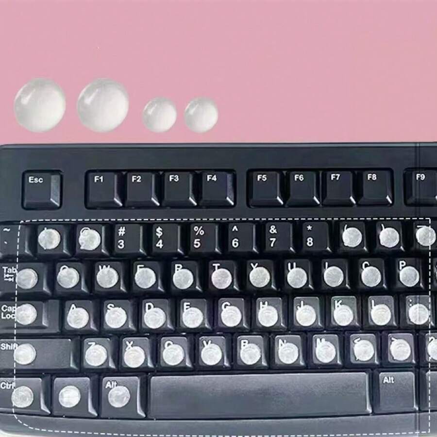 36 piezas Herramienta protectora para teclear con pegatinas para uñas ...