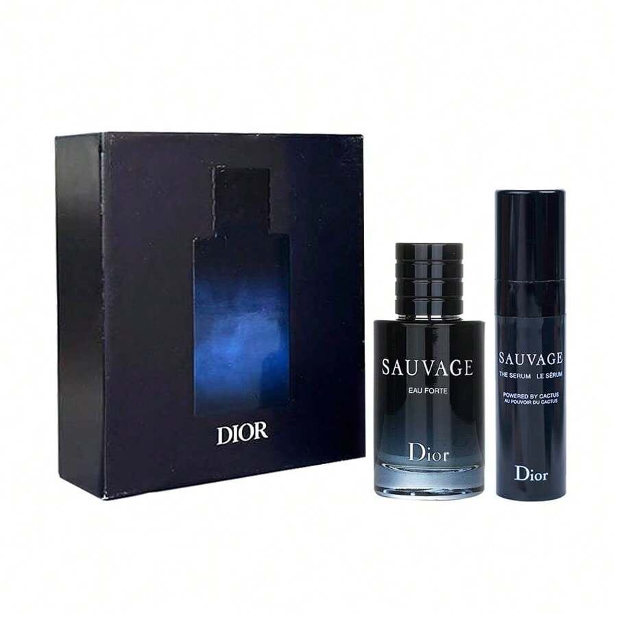 Dior Sauvage Eau Forte Parfum(.34 Oz.)& Sauvage The Serum(.17 Oz ...