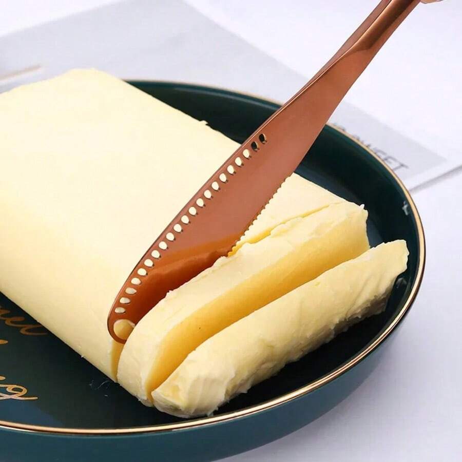 Butter Knife Holes Cheese Dessert Knife Stainless Steel Jam Knife ...