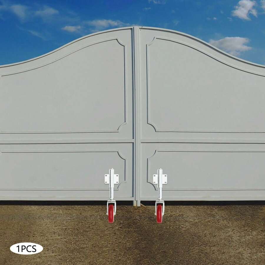 Red Spring-Loaded Gate Casters, Spring Gate Casters Up To 200kg Load ...