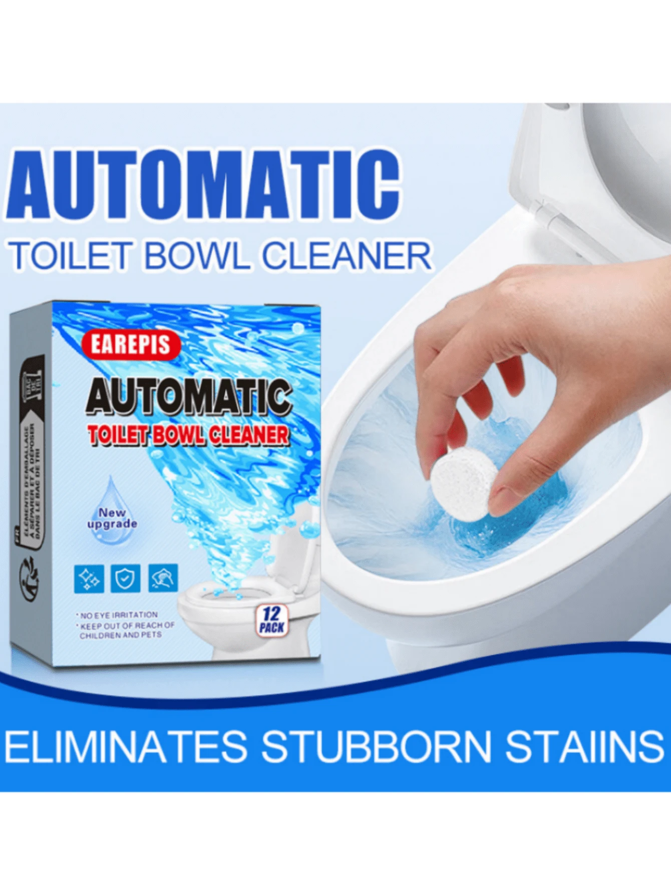 Toilet Cleaning Effervescent Tablets - Automatic Toilet Cleaner ...