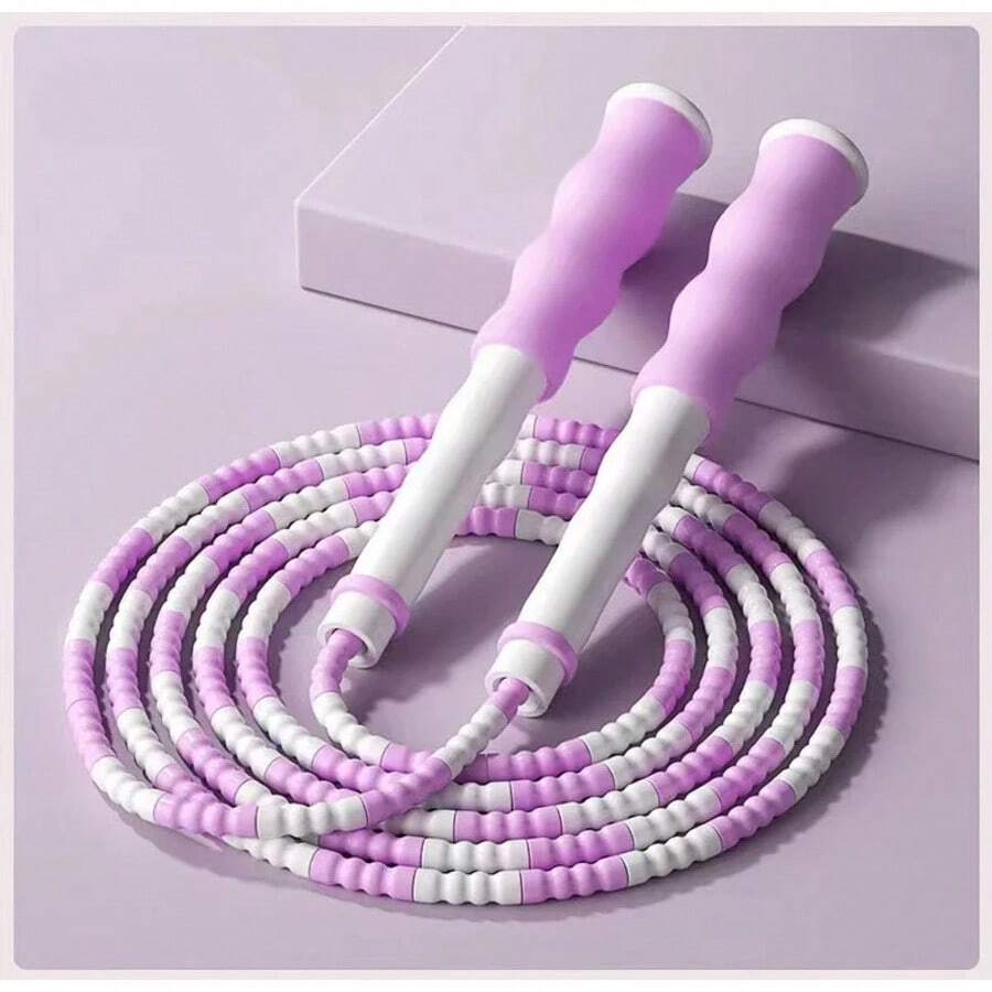Skill Jump Rope Bamboo Beginner Adult Soft Beaded No Tangle Segmented ...
