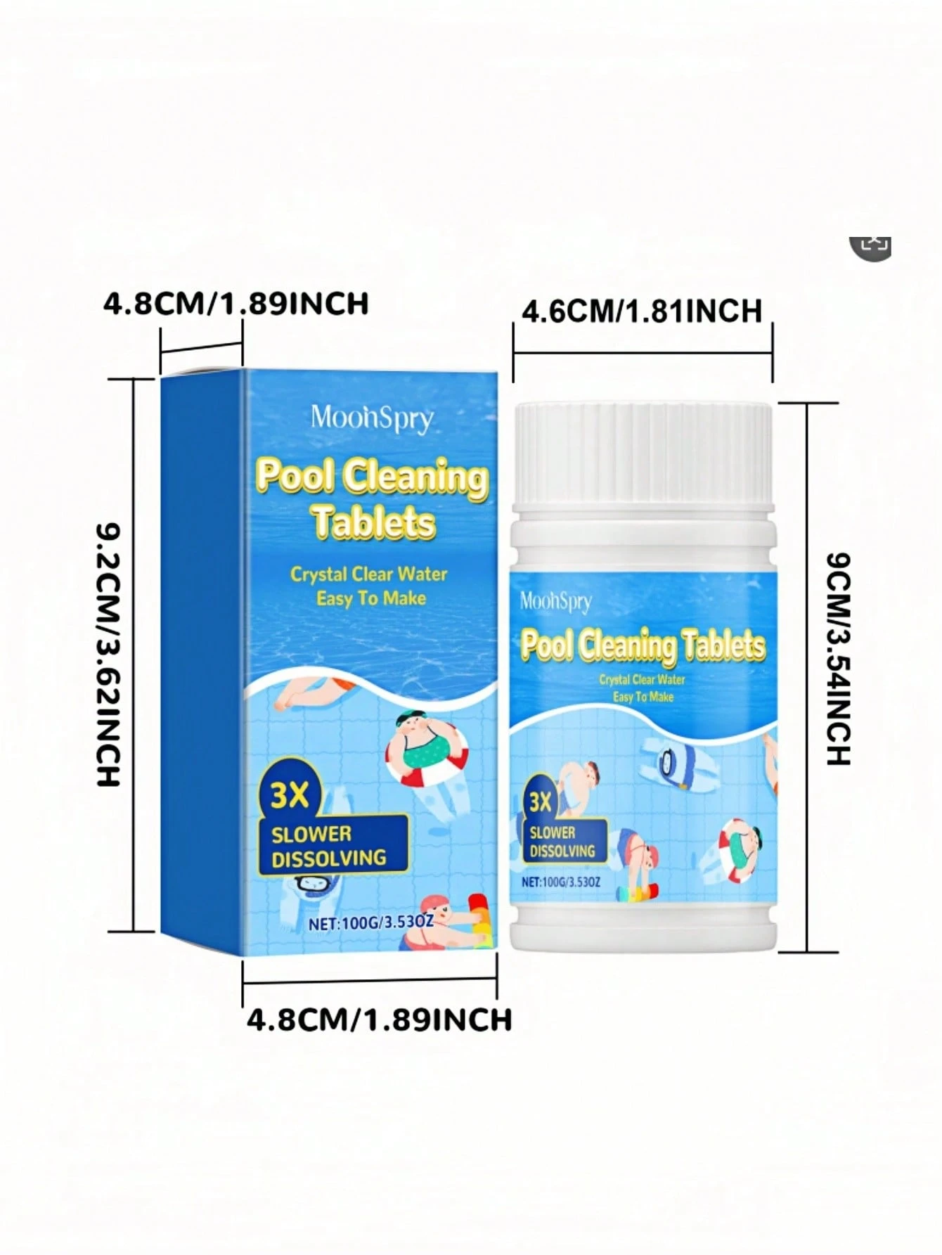 Pool Water Clarifier, Deodorizer, Stain Remover - Multi-Purpose Pool ...