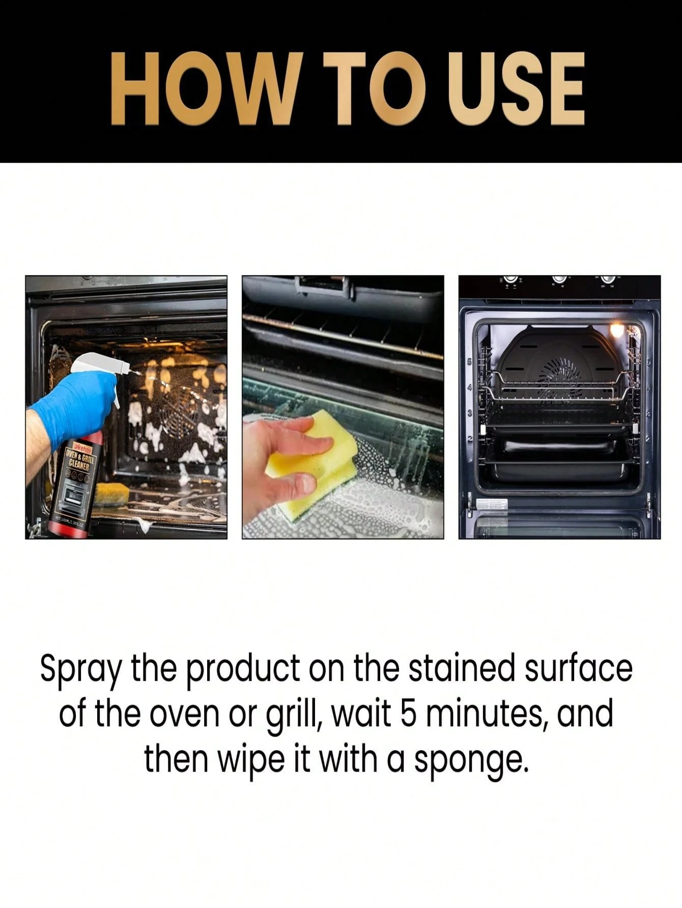 Oven Rack Degreaser, Deodorizer And Decontaminant | SHEIN UK
