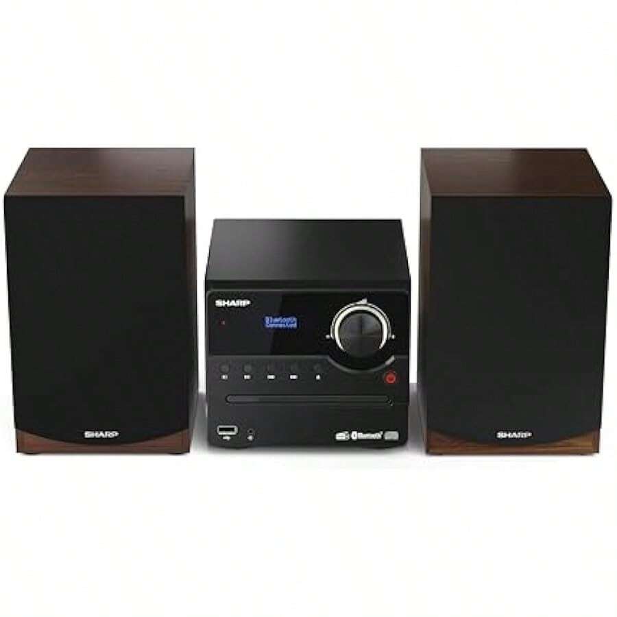SHARP XL-B517D BR Micro Hi-Fi Sound System Stereo With DAB Radio DAB+ ...