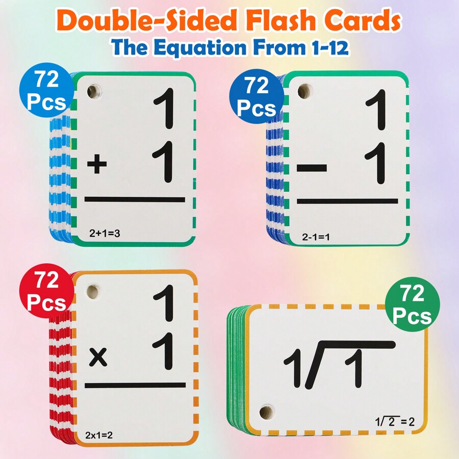 Multiplication Table Game Pop Bubble Toy With Mutiplication Flashcards ...