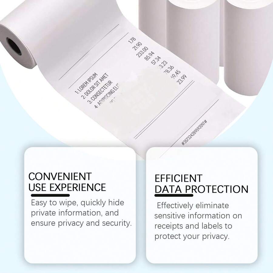 Thermal Paper Correction Fluid Privacy Protection Against Identity ...