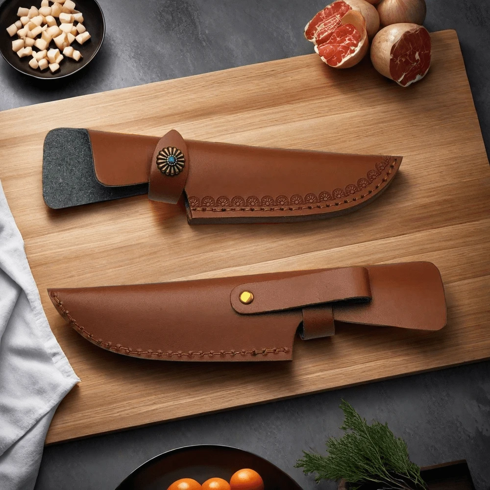 1 pièce Étui de première qualité pour couteau, boîte à couteaux, porte ...