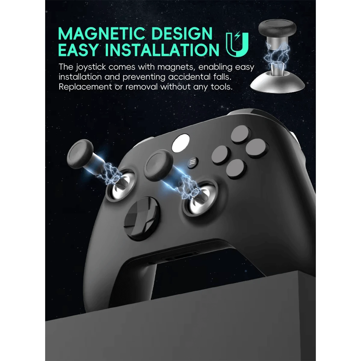 DATA FROG DATA FROG 8 PACK Metal Magnético Thumbsticks Joysticks ...