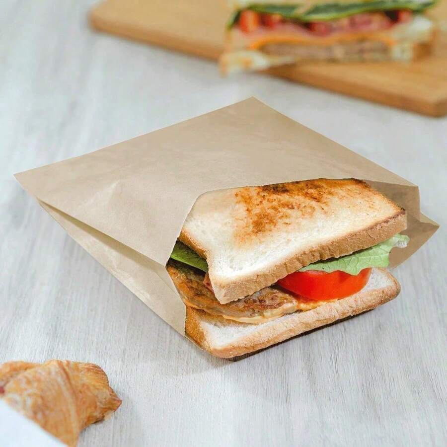 Grease And Leak-Resistant Paper Sandwich Bags, -Free And PFAs-Free ...