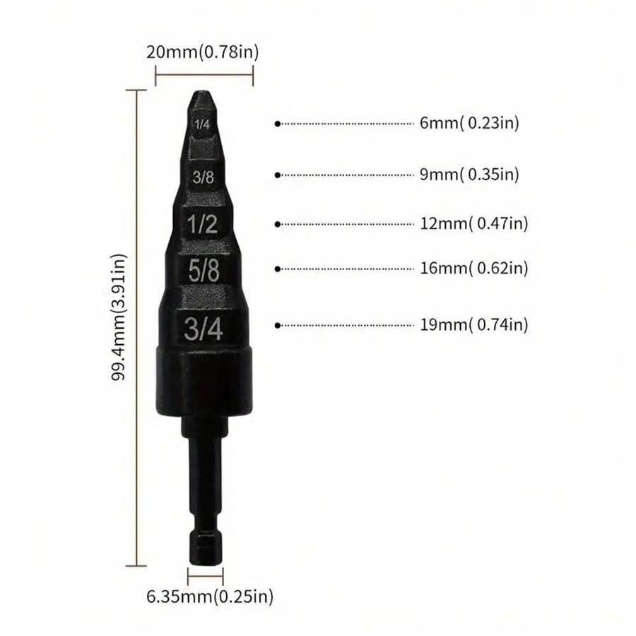 1PC Forging Drill Bit Copper Tube Expander For Hexagonal Handle Hand ...