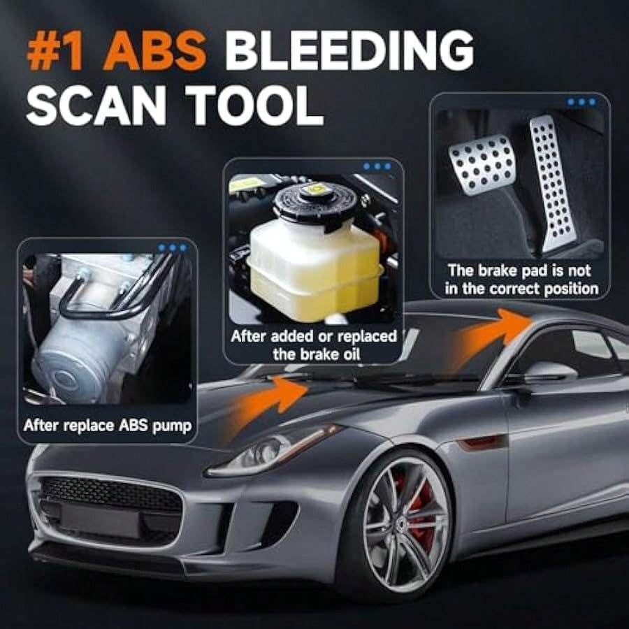 WELL NT630 Plus OBD2 Scanner Diagnostic Tool Car Code Reader ABS ...