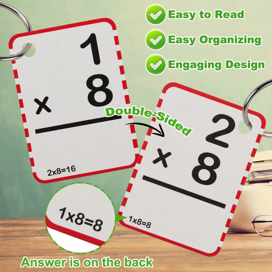 Multiplication Table Game Pop Bubble Toy With Mutiplication Flashcards ...