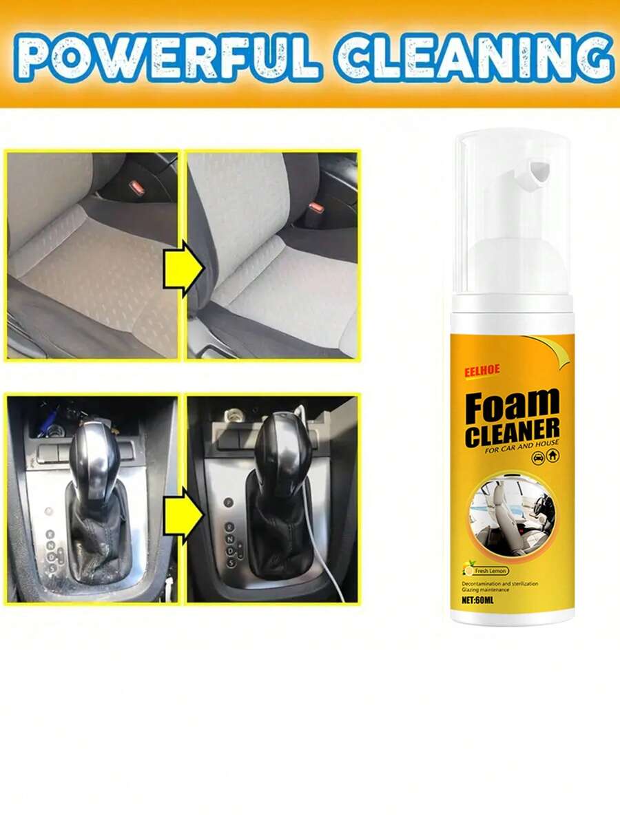 rayhong Car Multi-Function Foam Cleaner Car Interior Cleaning Roof Seats Decontamination ...