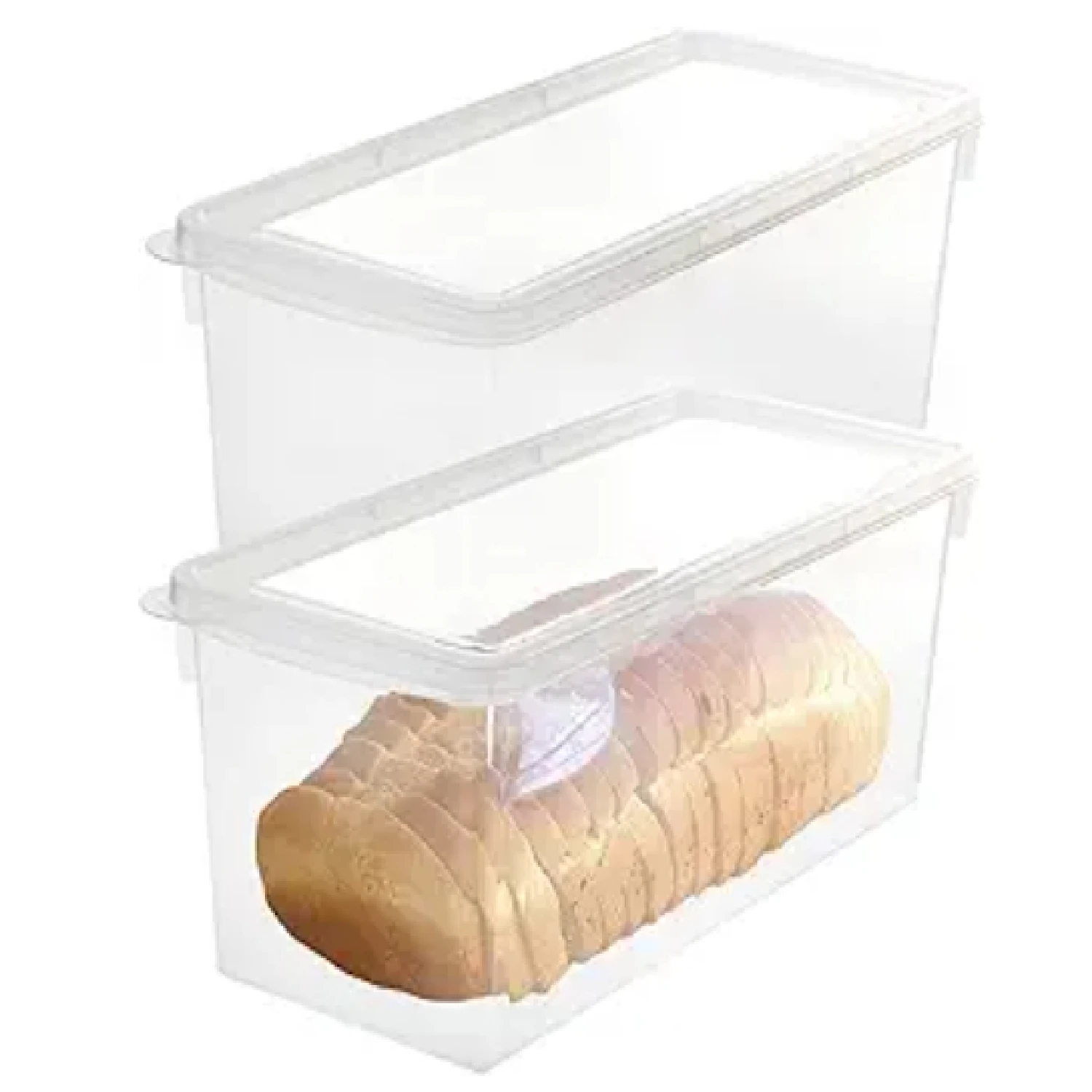 Contenedor de plástico para pan, contenedores reutilizables para ...