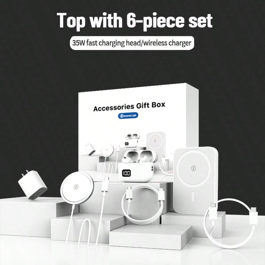Ultimate 6-In-1 Set Magnetic Charging & Bluetooth Earbuds Bundle – Best ...