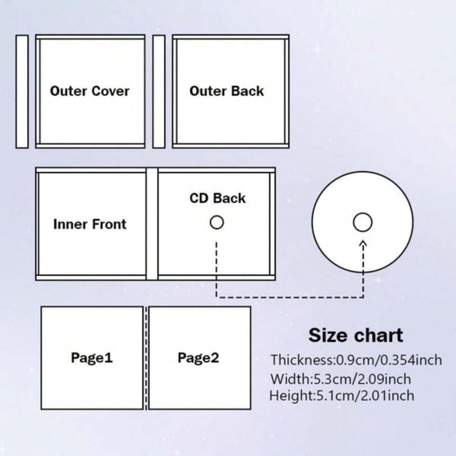 NFC Customized Mini Album CD Keychain - Play Your Favorite Spotify ...