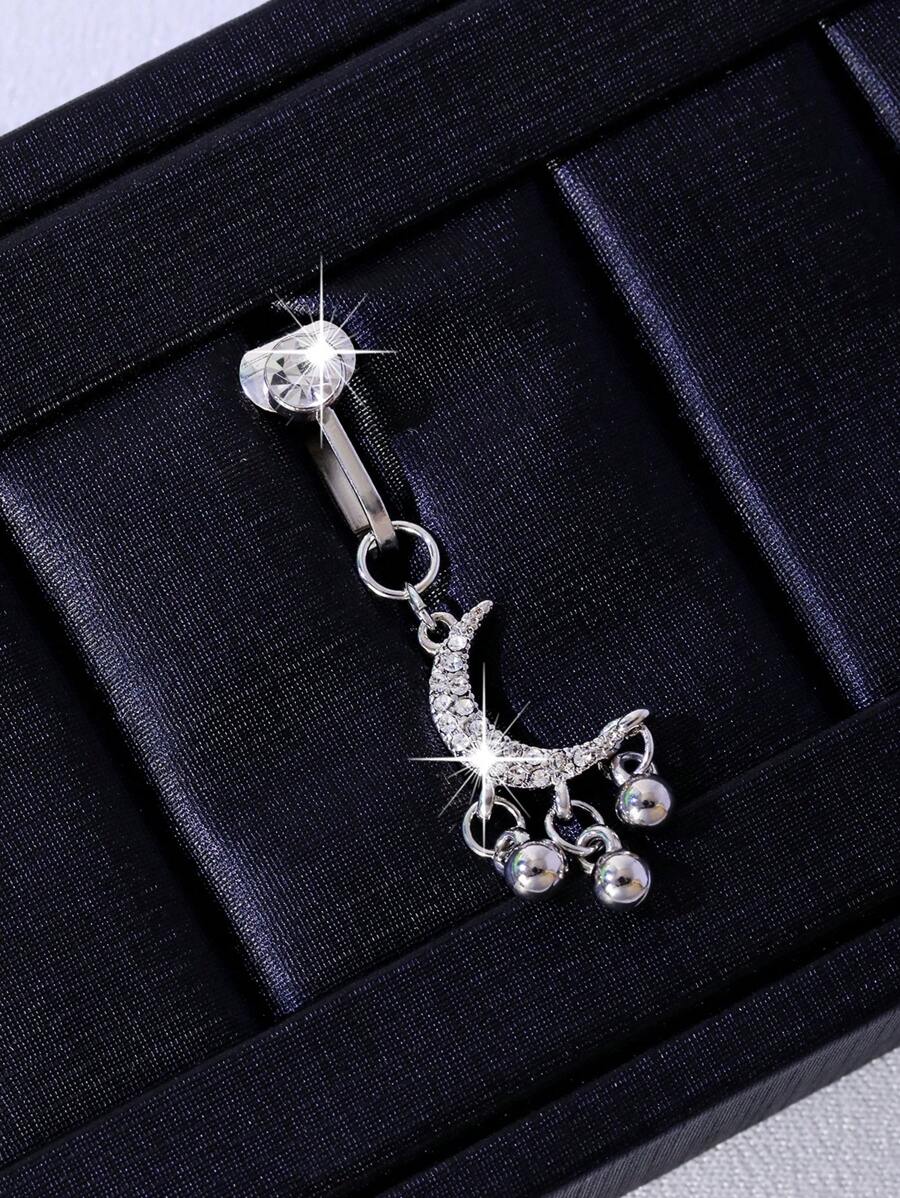 Fake Belly Small Cubic Zirconia Fake Belly Piercing Clip On Umbilical ...