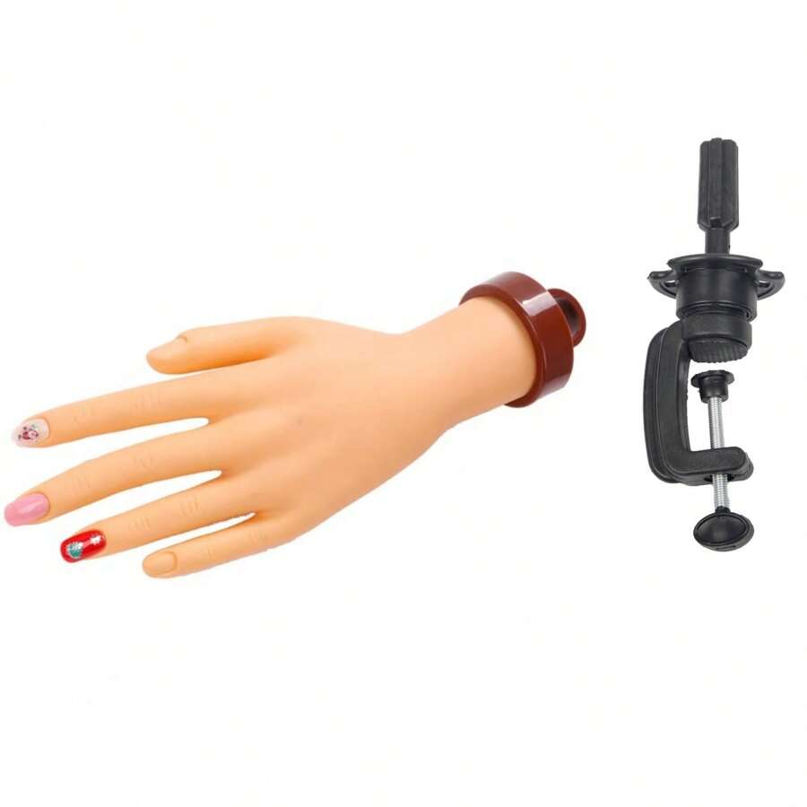 Manicure Training Model Hand Set With Flexible Fingers, Adjustable ...