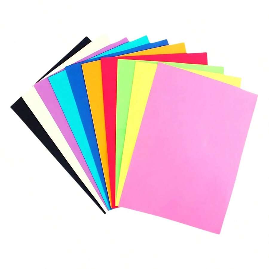 20 Sheets Color Paper Set Colored Cardstock For Origami Crafts School ...