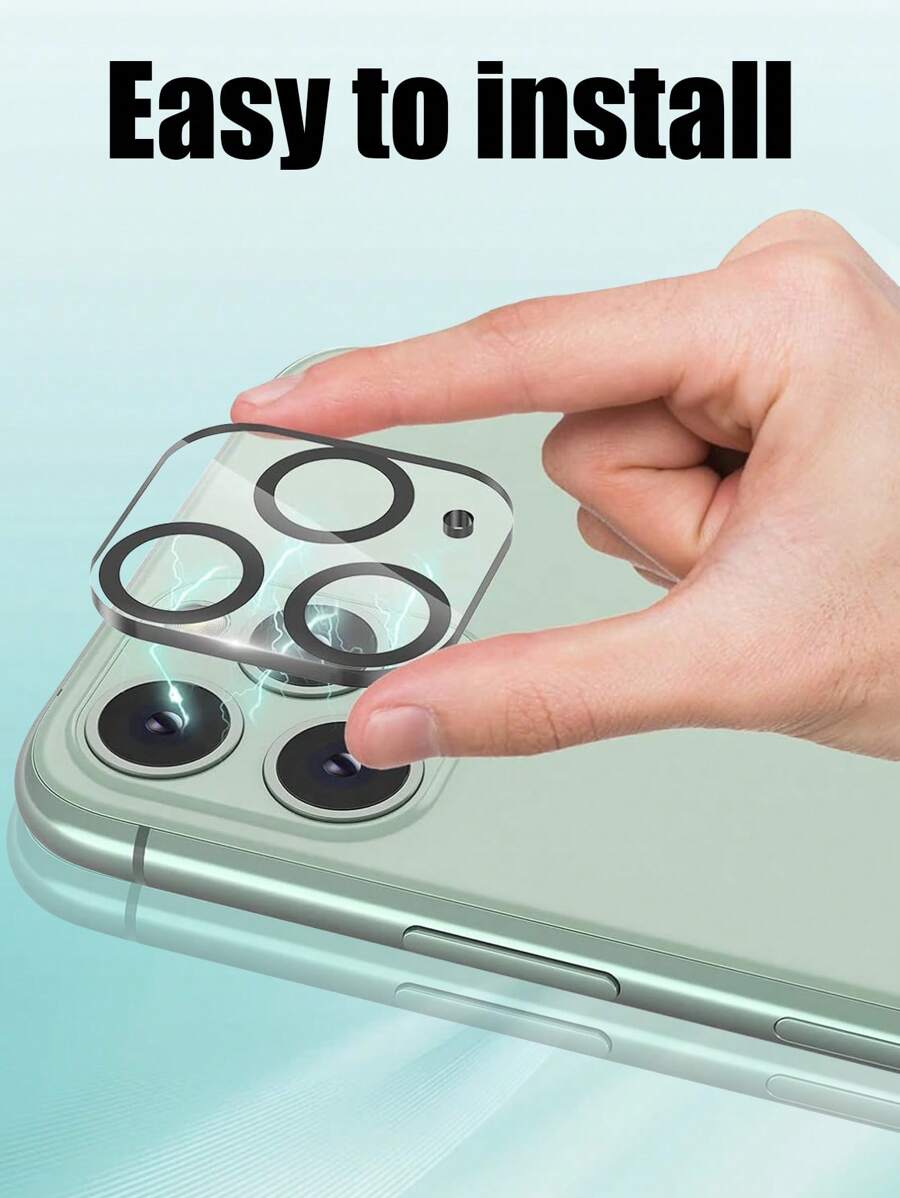 3pcs/Set Full Coverage Camera Lens Protective Film For IPhone 16 12 13 ...