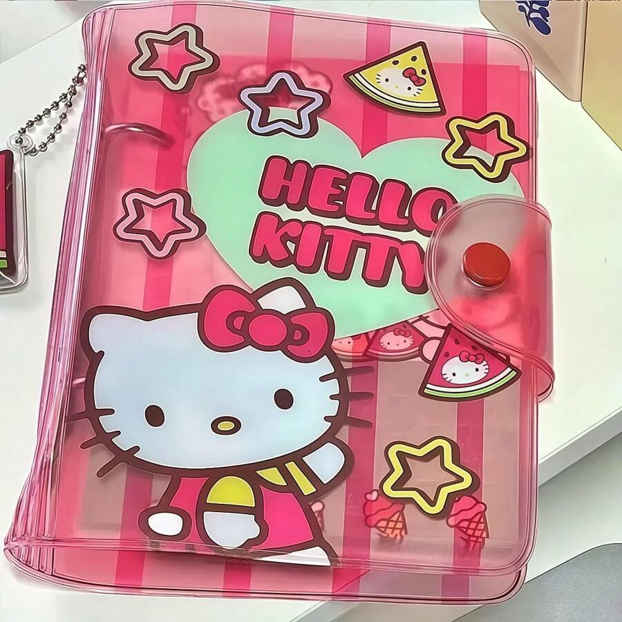 Sanrio Cute Loose-Leaf Notebook, Student Diary Journal Note Book ...