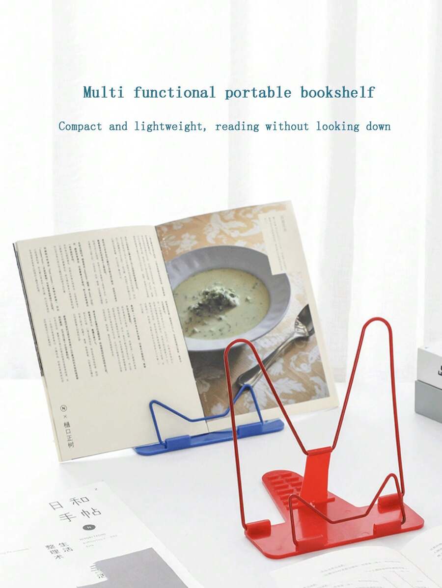 1pc Multifunctional & Foldable Reading Stand, Corrects Reading Posture ...