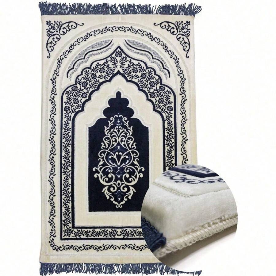 Luxury Foam Rug | Padded Cushion Janamaz Sajjada | One Inch Thick Soft ...