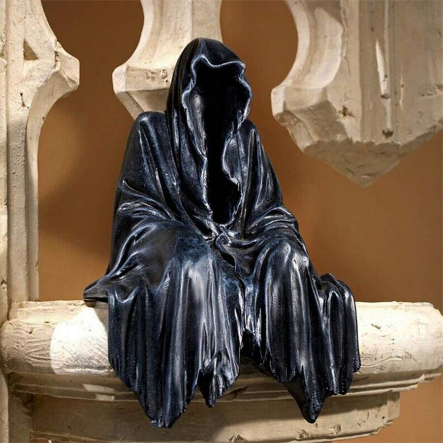 3D Printed Black Cloak Figure Statue, Home Decor Item, Suitable For ...