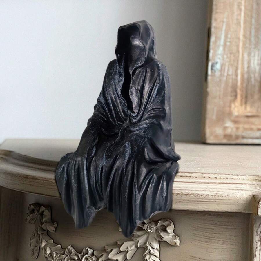 3D Printed Black Cloak Figure Statue, Home Decor Item, Suitable For ...