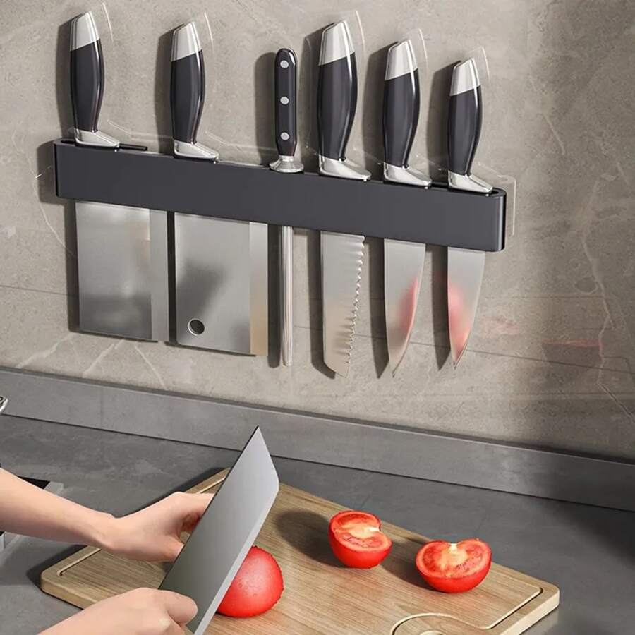 Multi-Function Kitchen Utensil Rack, Wall-Mounted Knife Holder, Knife ...