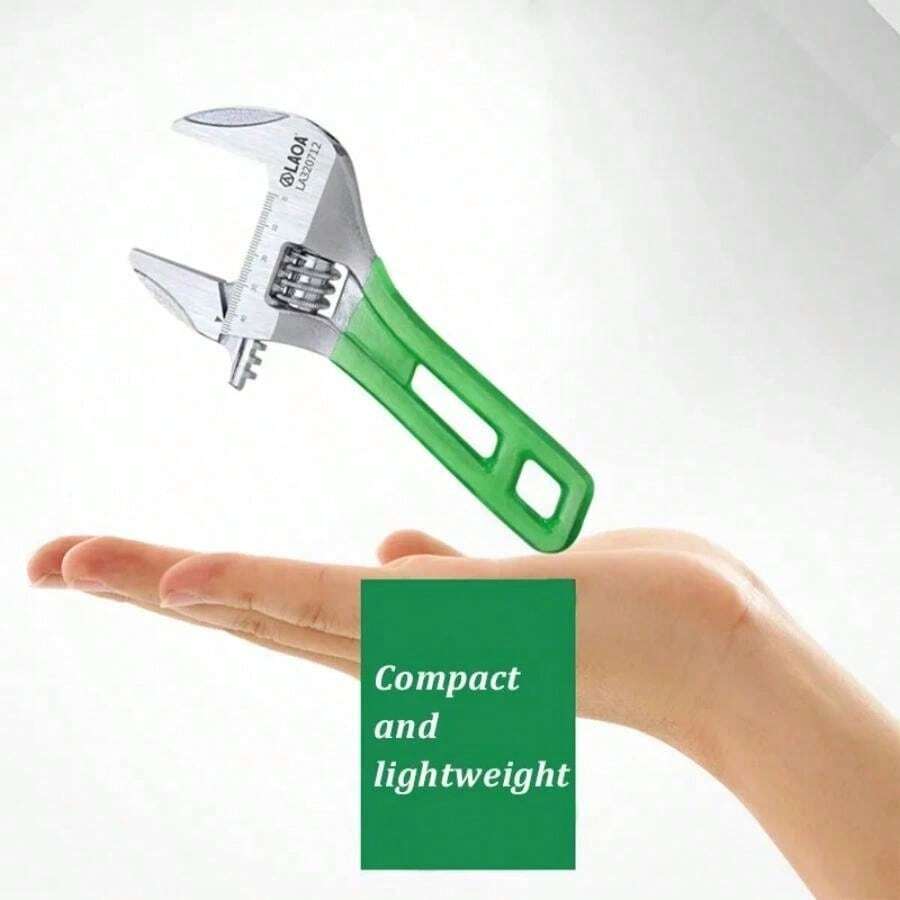 Chave Inglesa Ajustável de 6 Polegadas, Mini Macaco, Punho Curto, Chave Inglesa, Material HCS ...