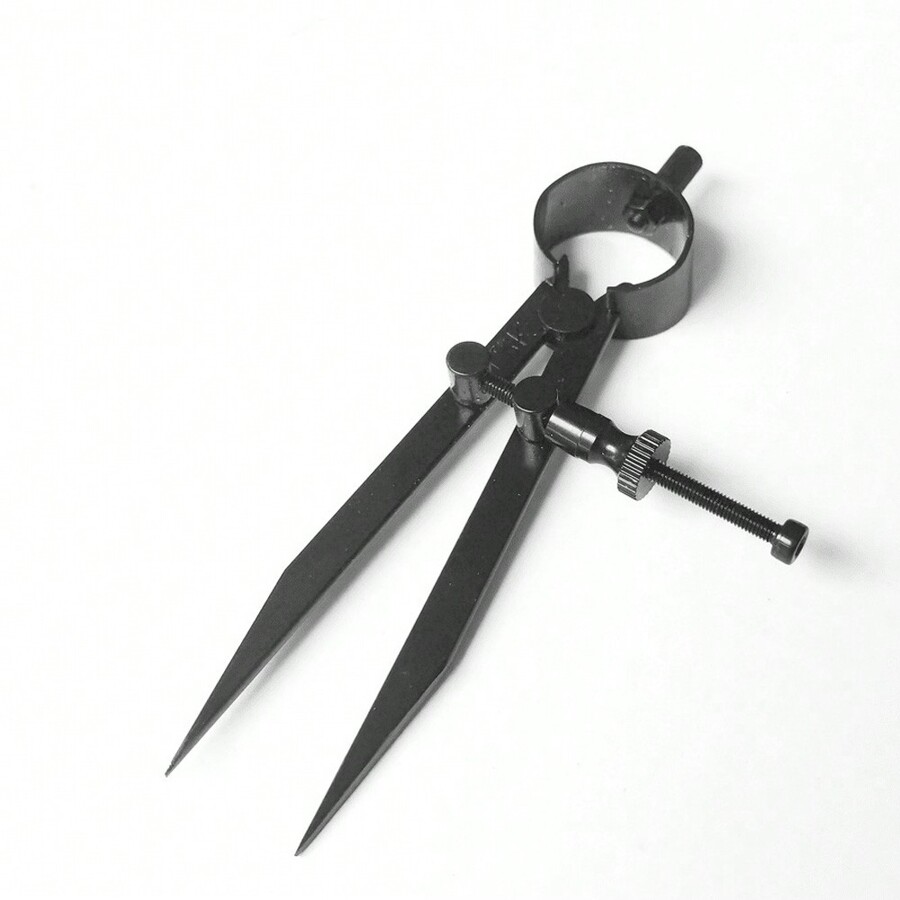 1pc Steel & Leather Adjustable Locking Spring Wing Compass - For ...