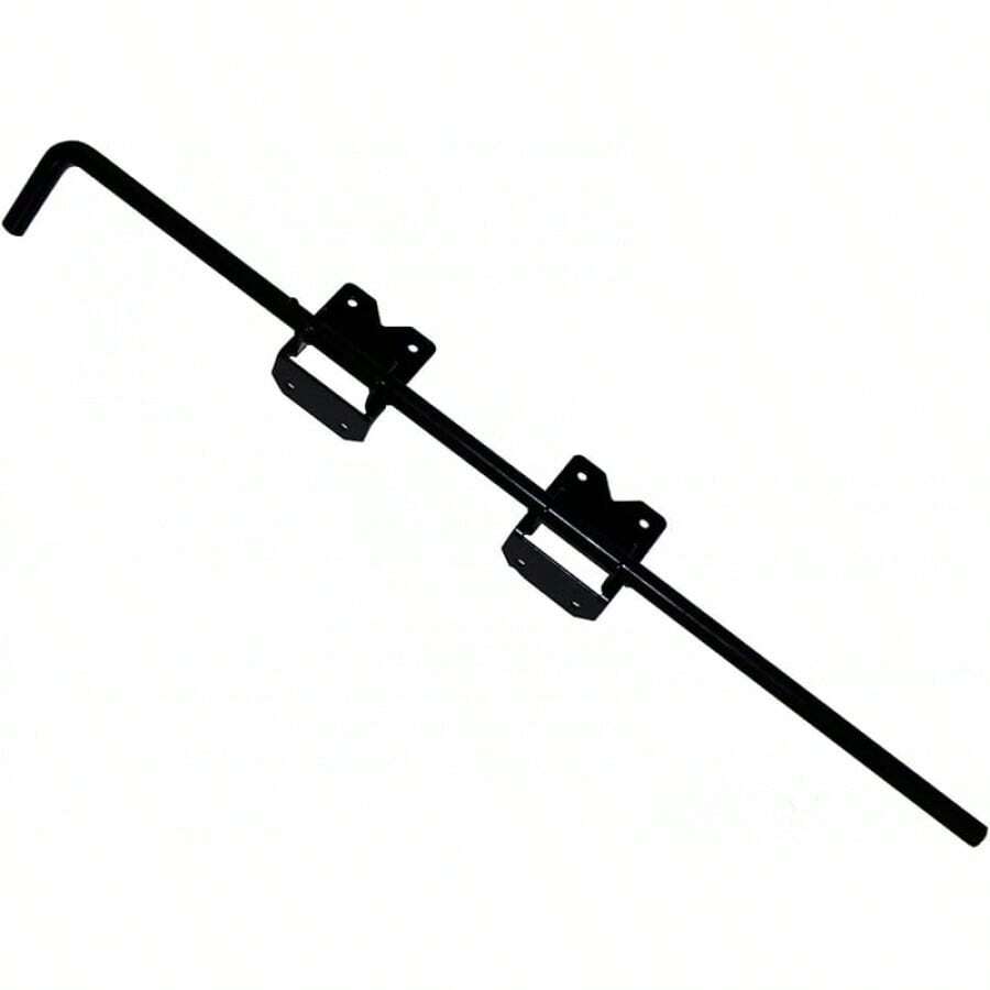 Self Closing Vinyl Fence Gate Double Gate Hardware Kit Black (For Vinyl ...