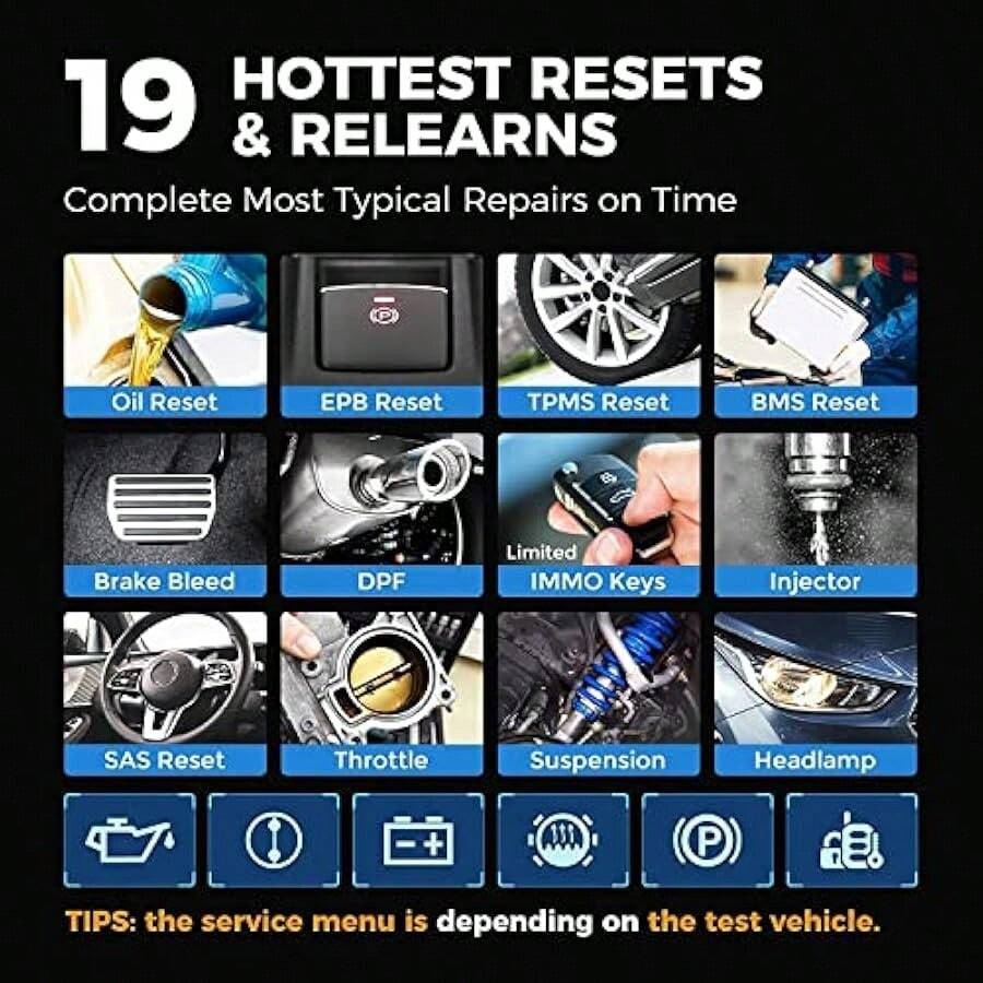 Autel MaxiAP AP200 OBD2 Scanner Bluetooth Adapter With All System ...