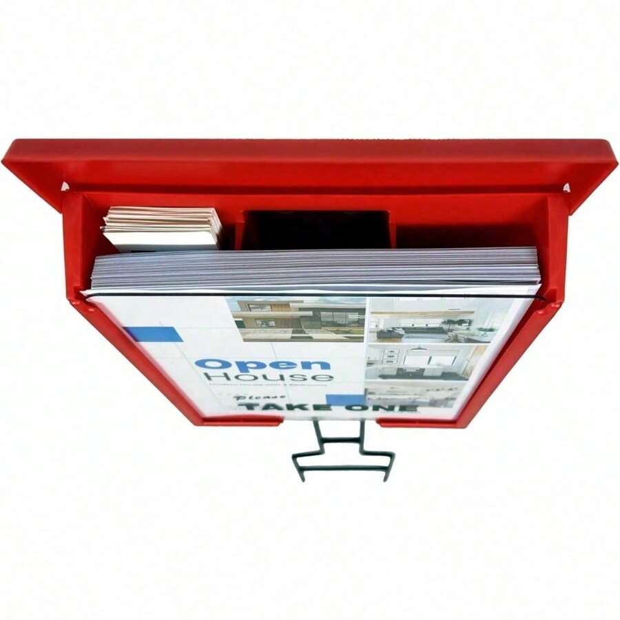 Outdoor Brochure Box On A Stake 46 Inch Tall - Holds 250 8.5 X 11 ...