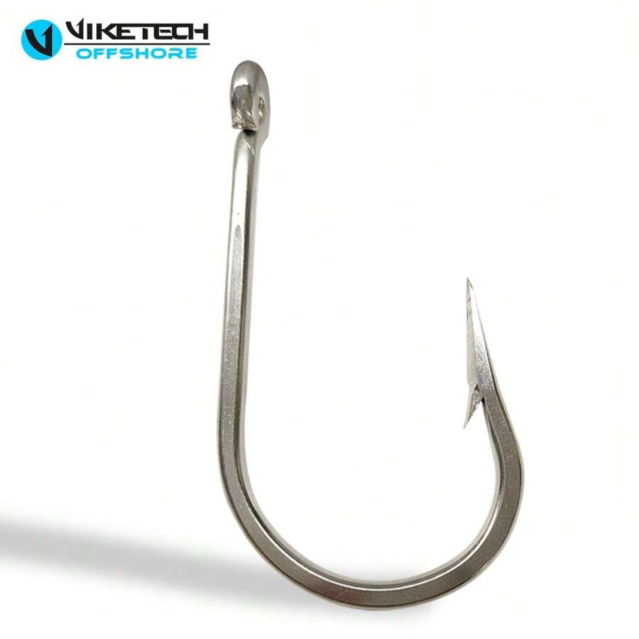 10pcs Saltwater Stainless Steel Trolling Hook Sea Fishing Boat Fishing ...