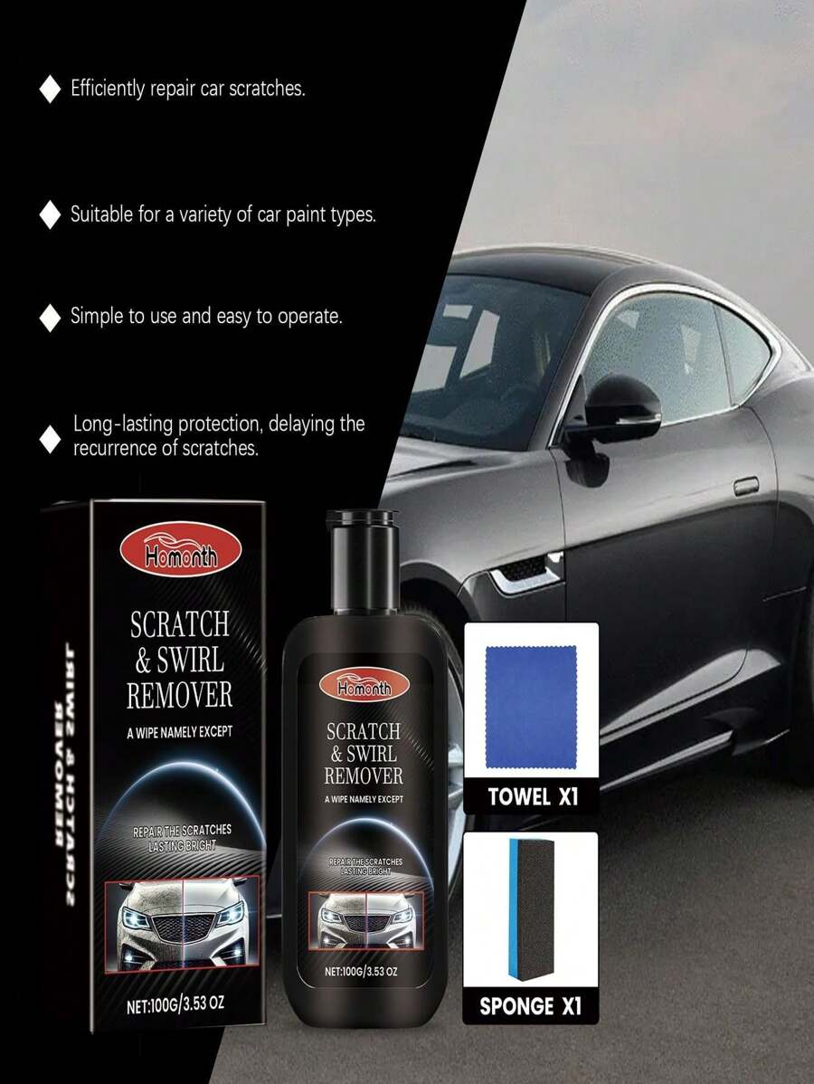 Car Scratch Repair Paste Car Paint Scratch Scratch Touch-Up Paint ...