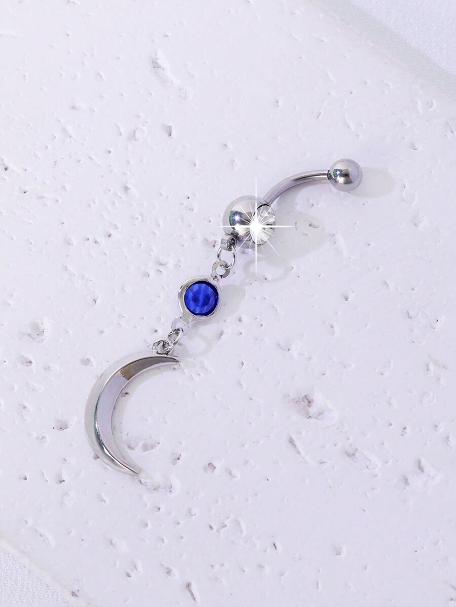 Fake Belly Small Cubic Zirconia Fake Belly Piercing Clip On Umbilical ...