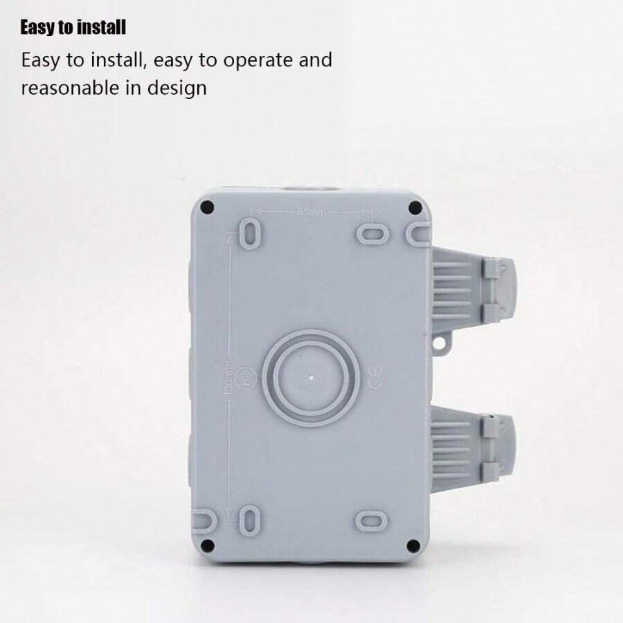 Weatherproof Outdoor Socket IP66 With 20M Extension Lead Wall ...