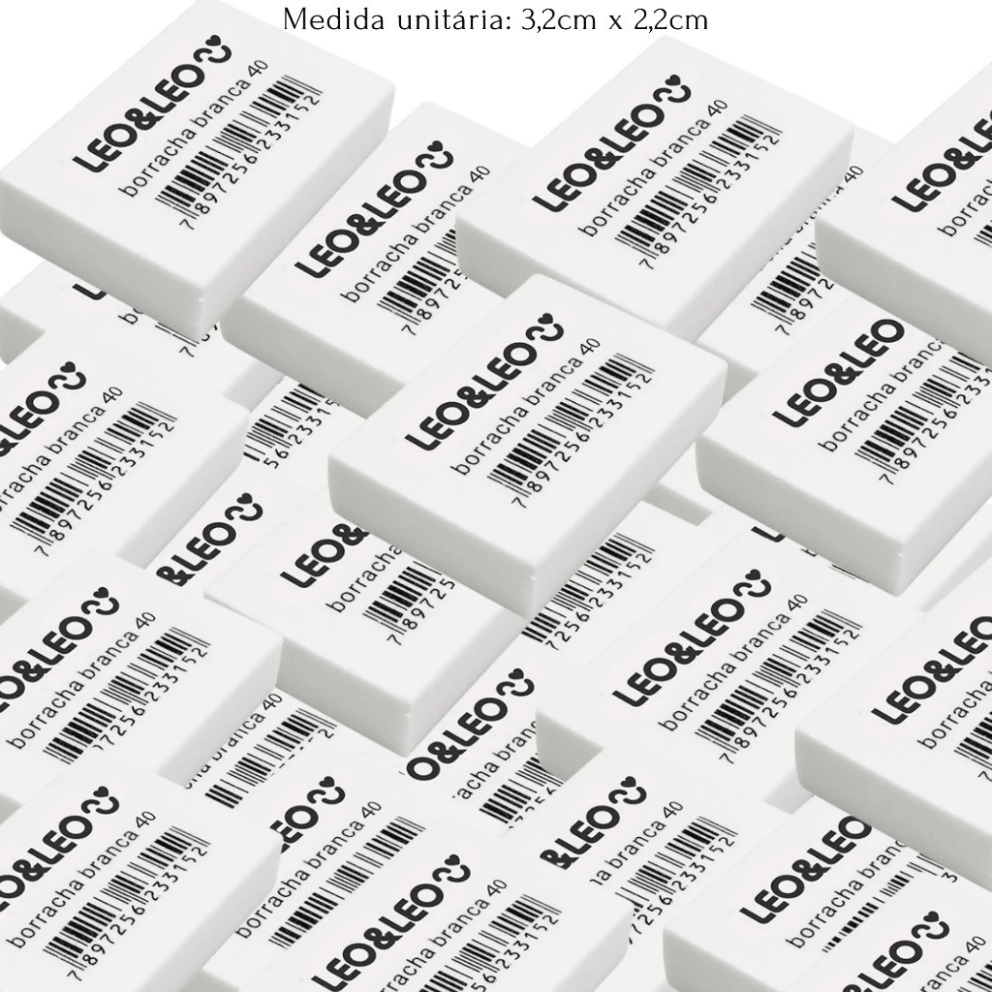 White Eraser Combo Kit 10 UNITS No. 40 Leo & Leo School Supplies Back ...