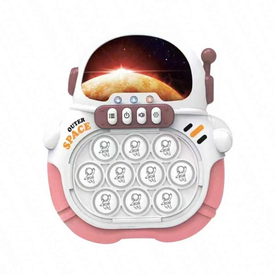 An Interesting Children's Blue/Pink Fast Push Game Astronaut Toy ...