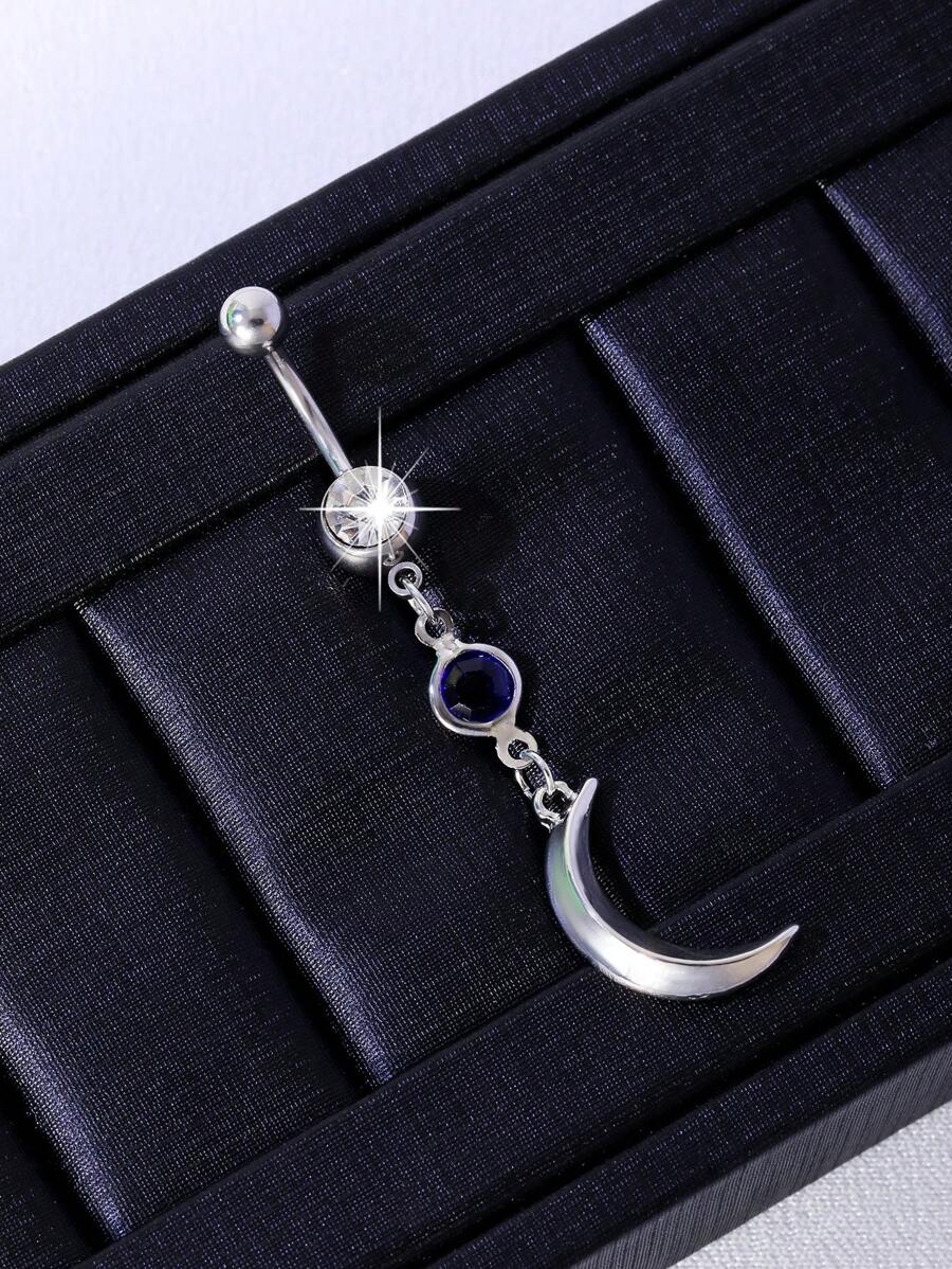 Fake Belly Small Cubic Zirconia Fake Belly Piercing Clip On Umbilical ...