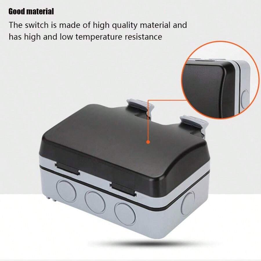 Weatherproof Outdoor Socket IP66 With 20M Extension Lead Wall ...