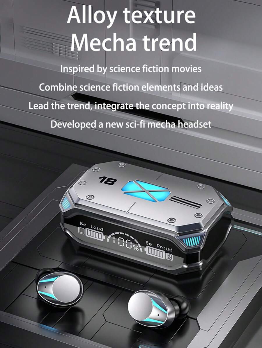 M41 TWS Wireless Headphones Bluetooth Earphones Touch Control Noise ...