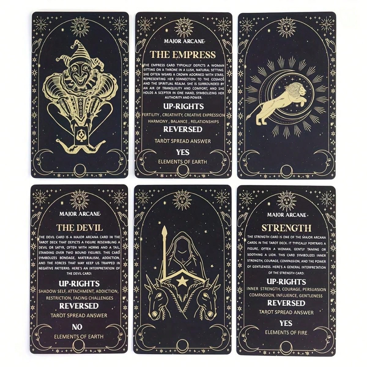 Modern Spellcasters Tarot Oracle Deck Game Card, Casual Entertainment ...
