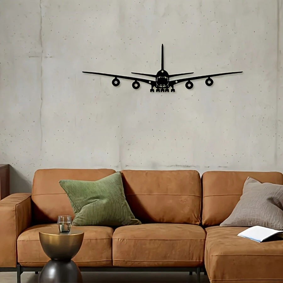 1 Pc 3D Metal Boeing Airplane Wall Art Decor, Home, Living Room ...