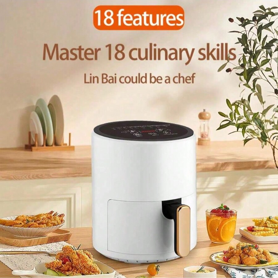 6L Touch Screen Air Fryer Oven, Oil-Free, One-Touch Operation, Built-In ...