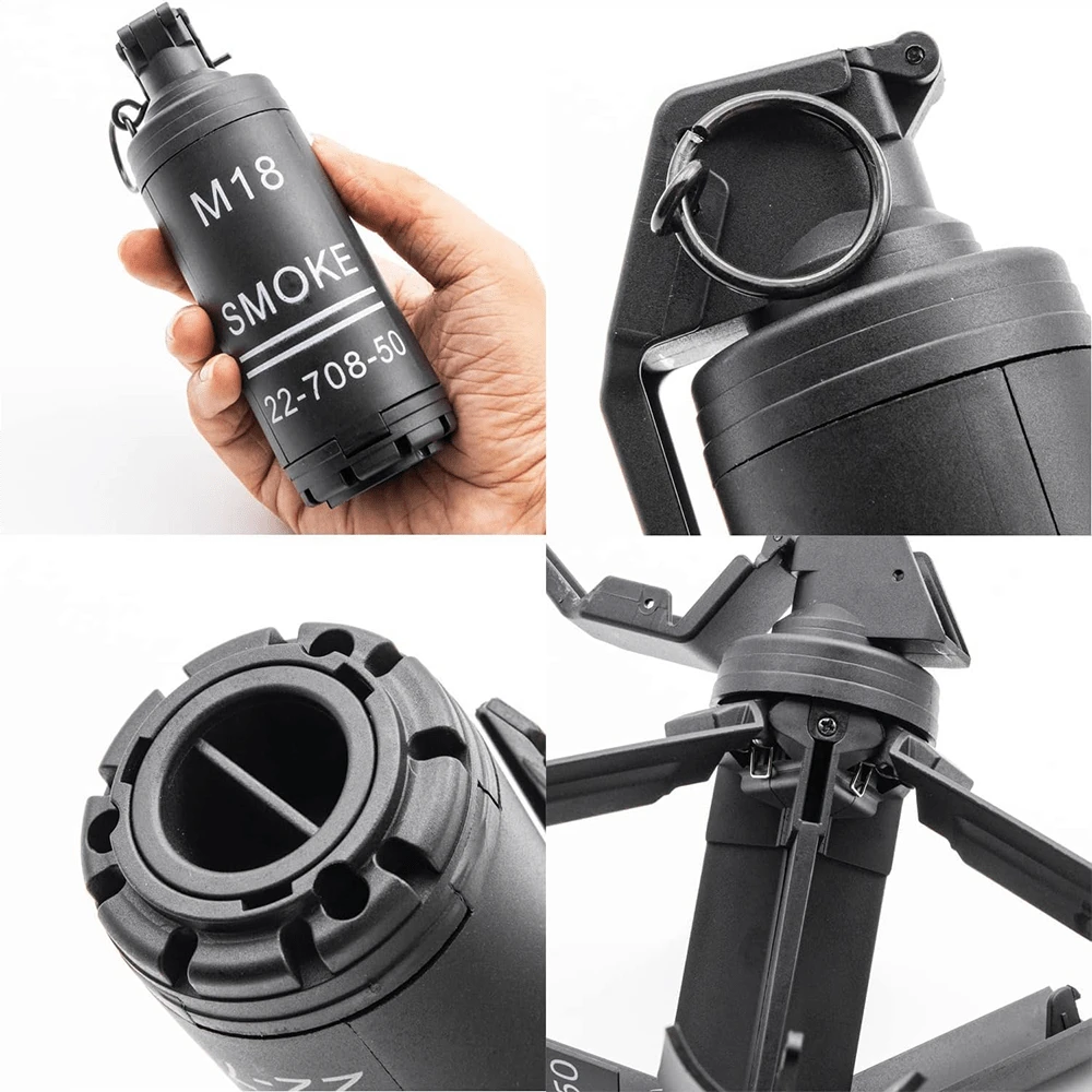 1 Pc M18 Airsoft Grenade Toy, 1 Pc Plastic Toy Grenade, CS Battle Game ...